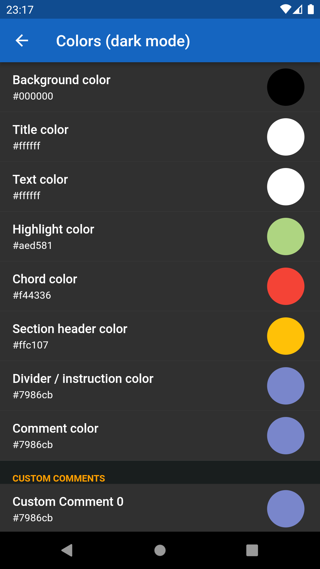 Color Settings – LivePrompter