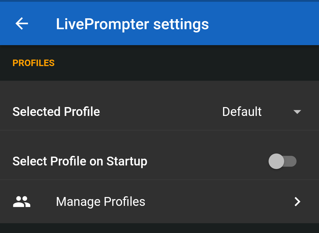 Multiple Configurations of LivePrompter – Profiles and Sources ...