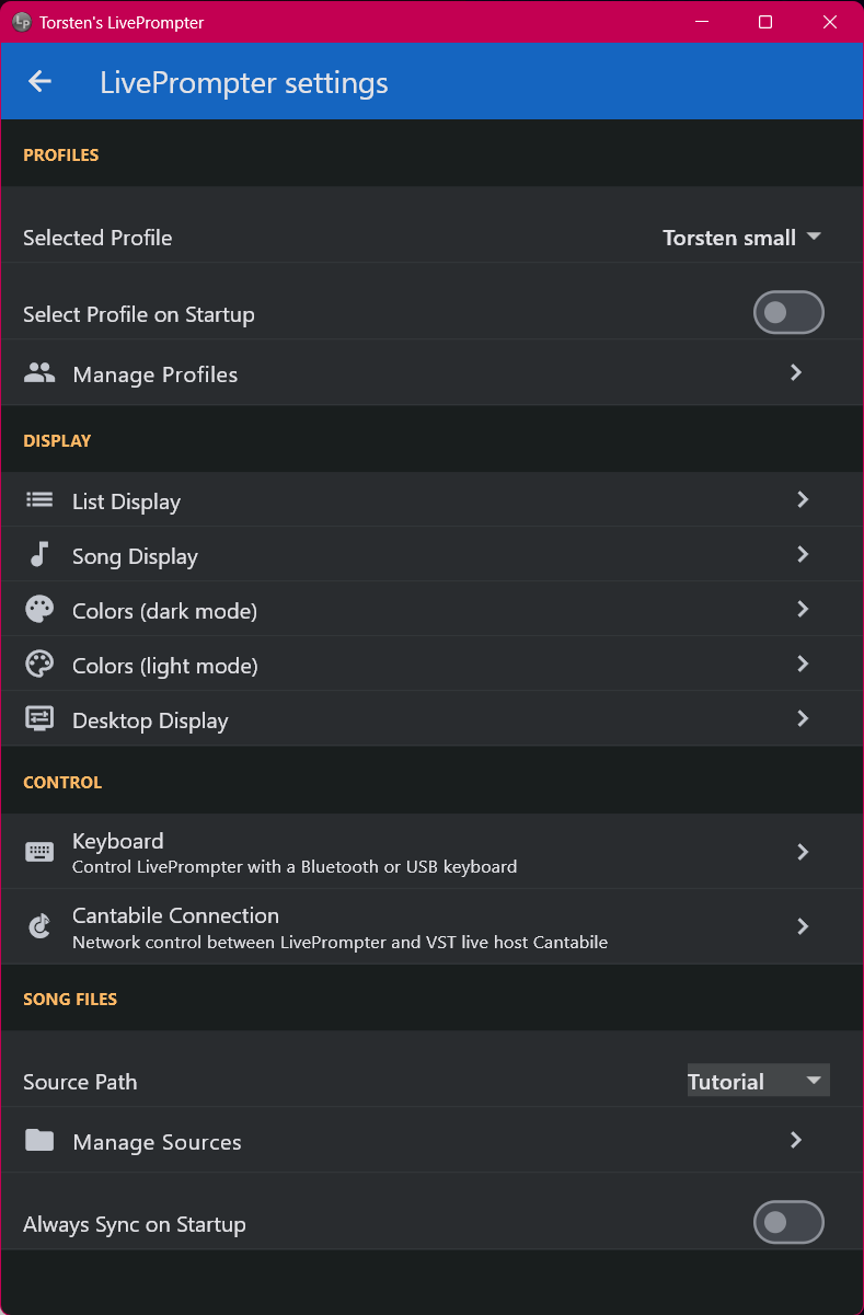 Installation and Initial Configuration – Windows / macOS Version – LivePrompter