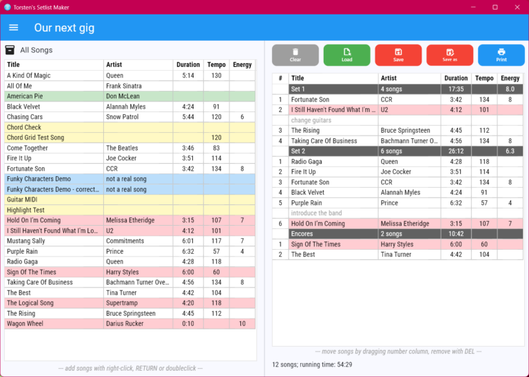 Setlist Maker – LivePrompter